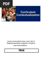 Curriculum Localization Principles | PDF | Curriculum | Pedagogy