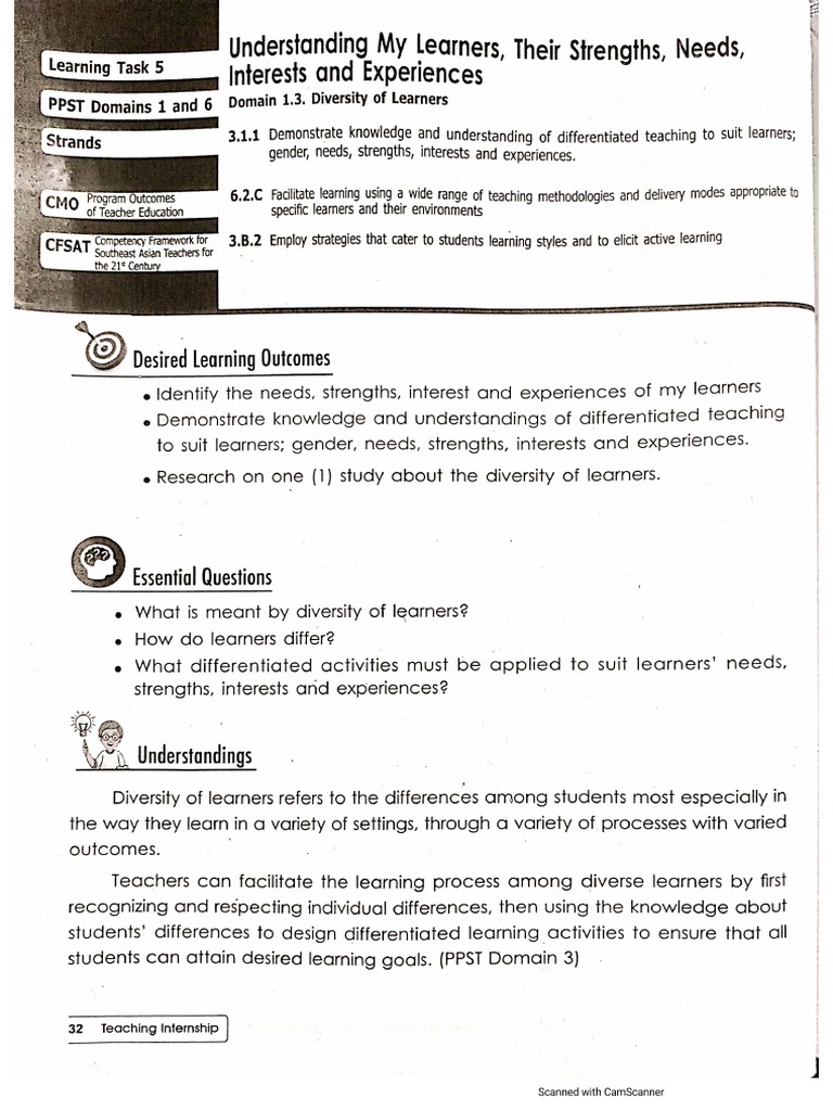 Learning Task 5 | PDF