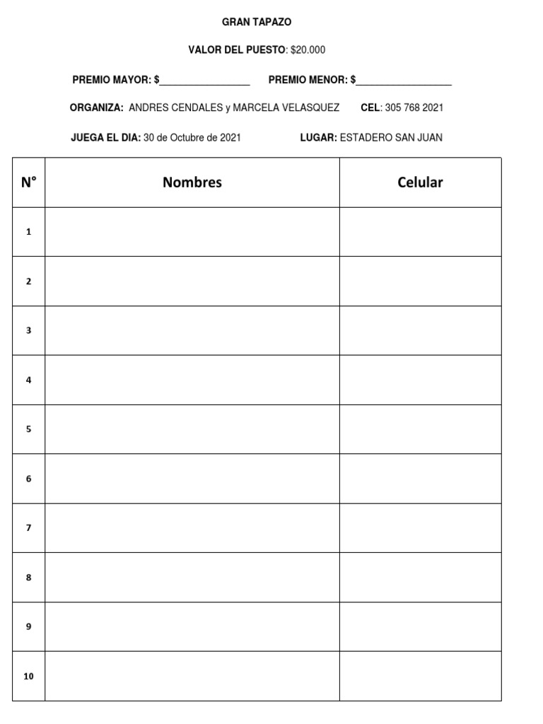 Gran Tapazo Arcu | PDF