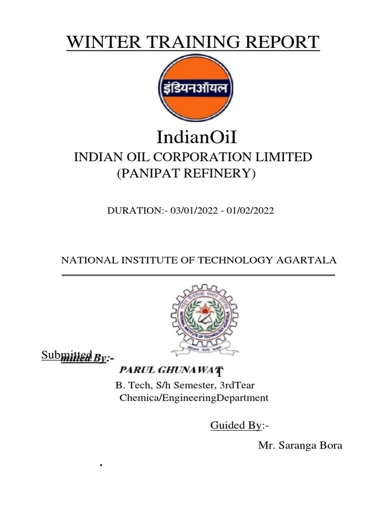 Iocl Panipat | PDF | Cracking (Chemistry) | Coke (Fuel)