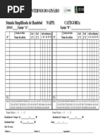 Súmula Handebol | PDF