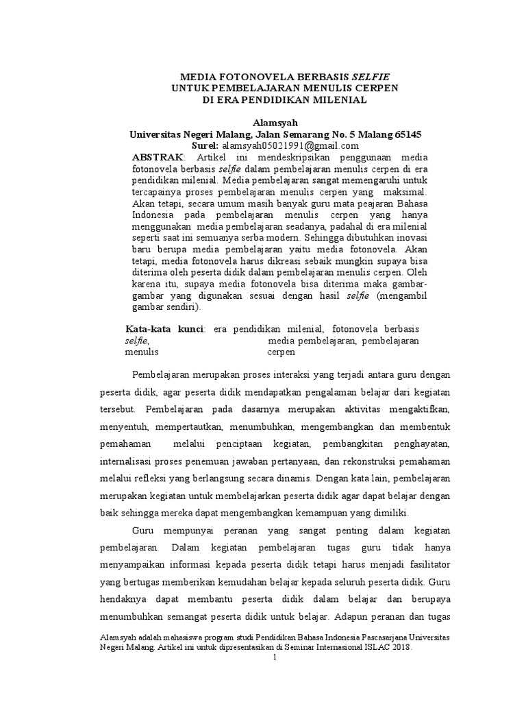 Contoh Artikel | PDF