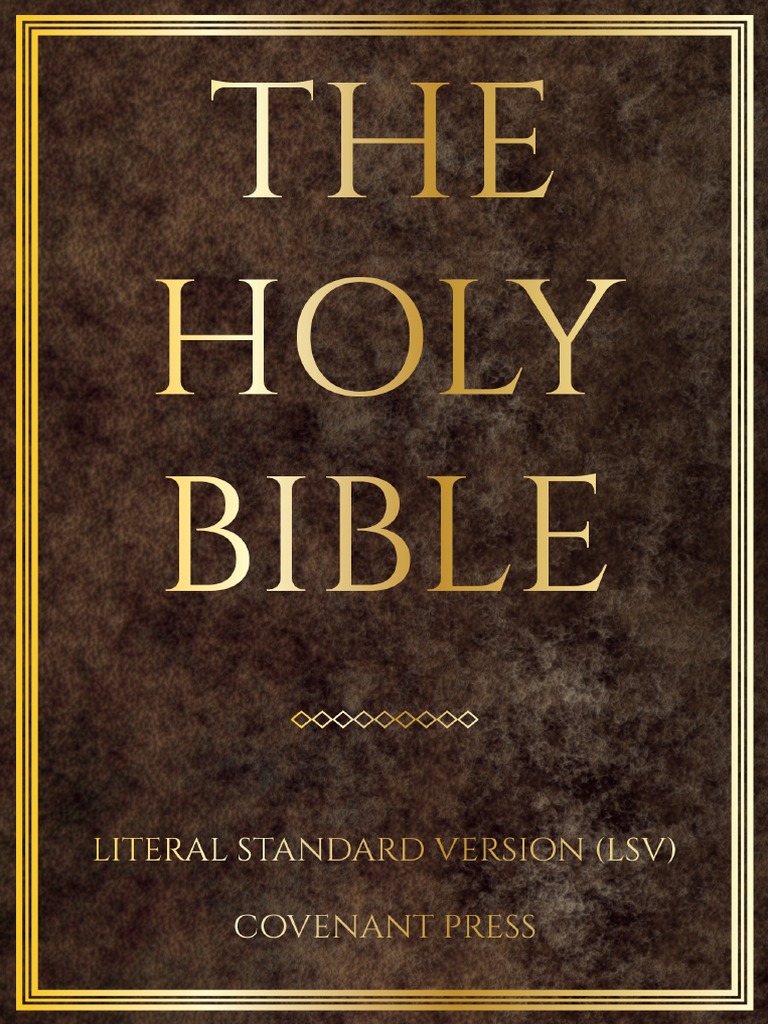 The Holy Bible: Literal Standard Version (LSV) | PDF | Book Of Genesis ...