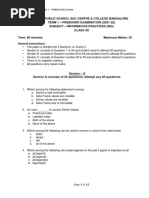 Data Structure Exam Sample - 2020 | PDF | C (Programming Language ...