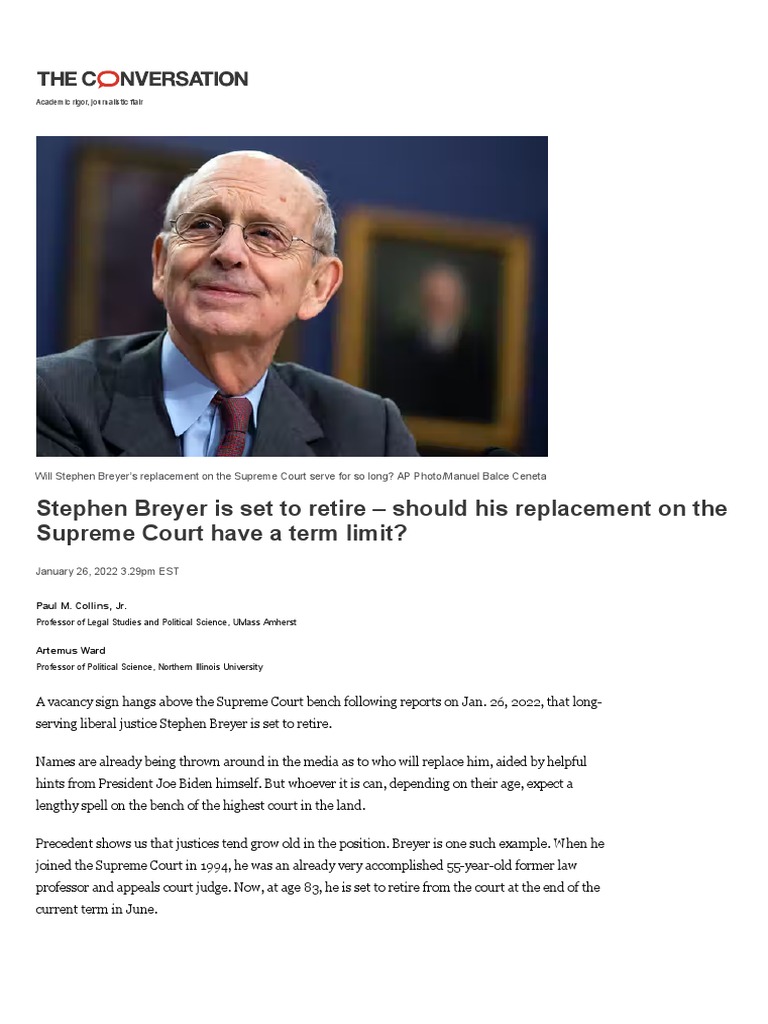 Supreme Court Justice Term Limits Debate | PDF | Supreme Court Of The ...