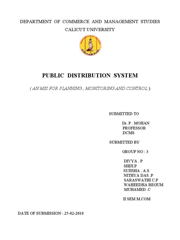 An Online Management Information System for Planning, Monitoring and ...