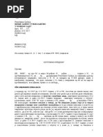 Primer Zalbe Na Poresko Resenje | PDF