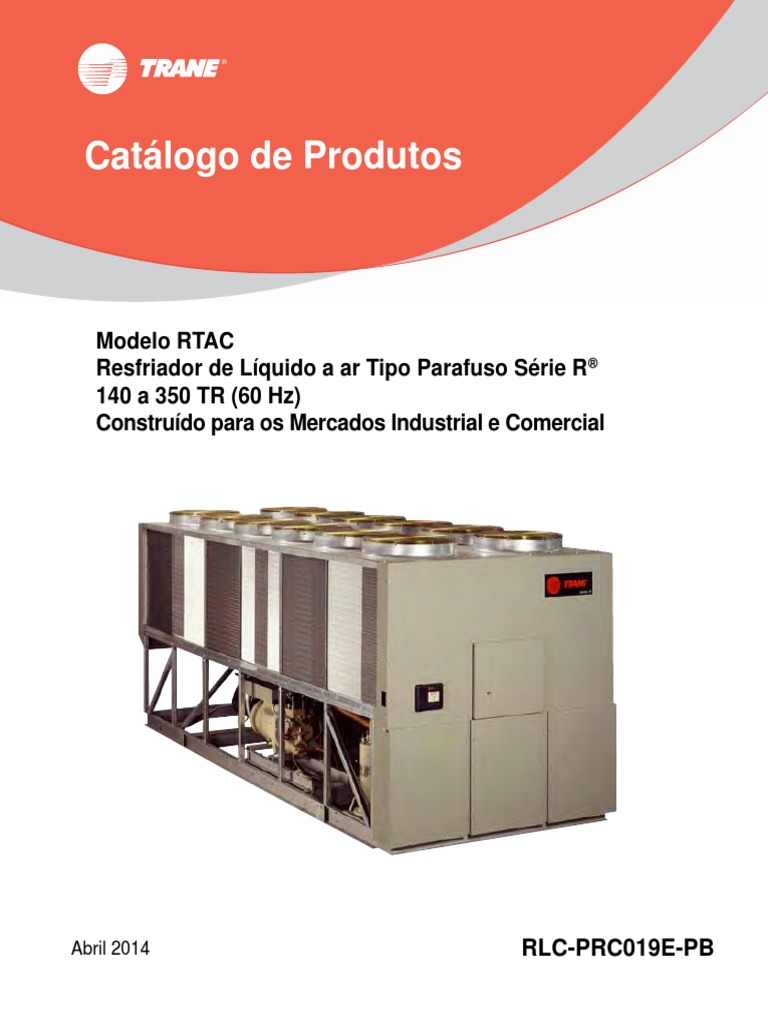 Catalogo - Produto-RTAC (RLC-PRC019E-PB) CHILLER 250 TR | PDF | Corrosão | Quantidades físicas