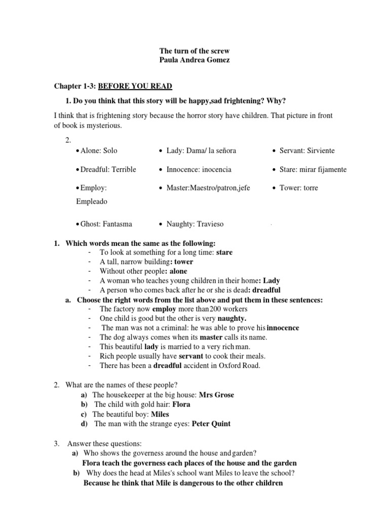 The Turn of The Screw | PDF