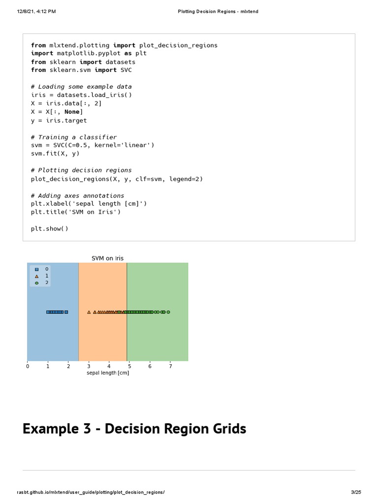 Plotting Decision Regions - 1 - Mlxtend | PDF | Computer Programming | Teaching Mathematics
