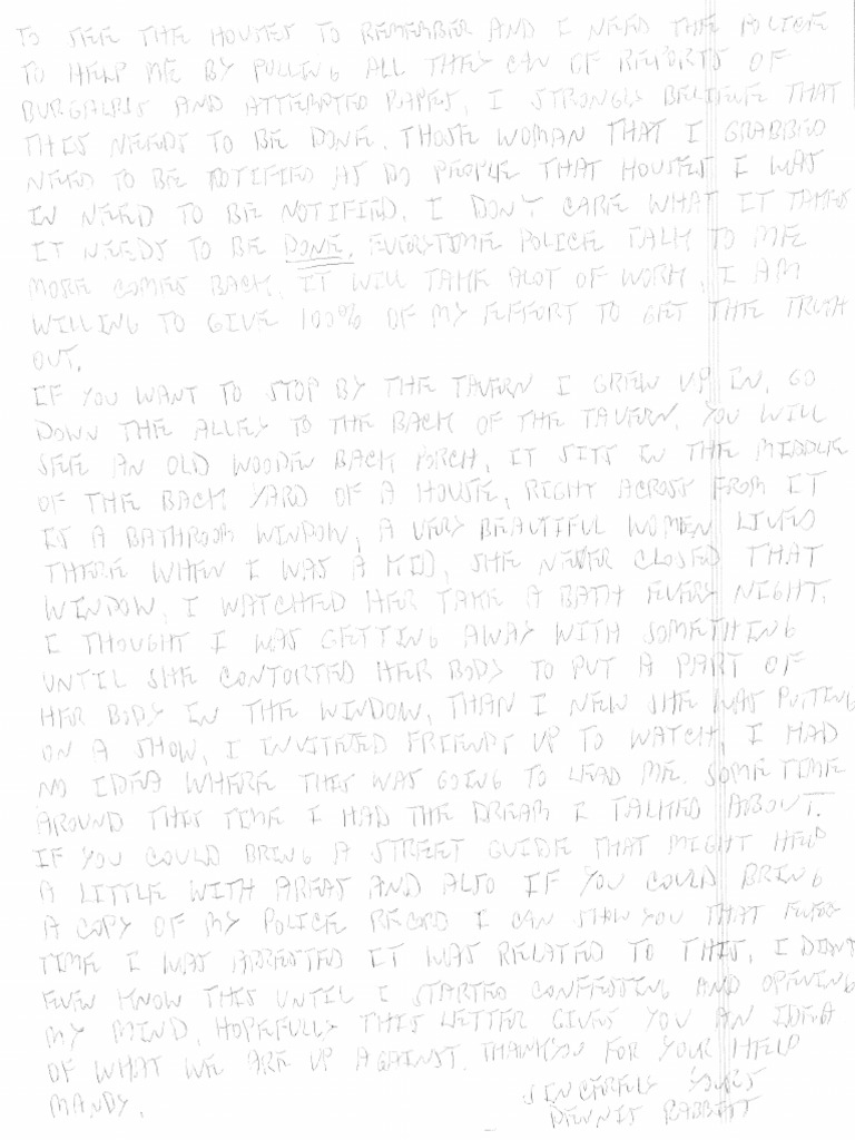 Dennis Rabbitt Letter 2 (Part 2) | PDF