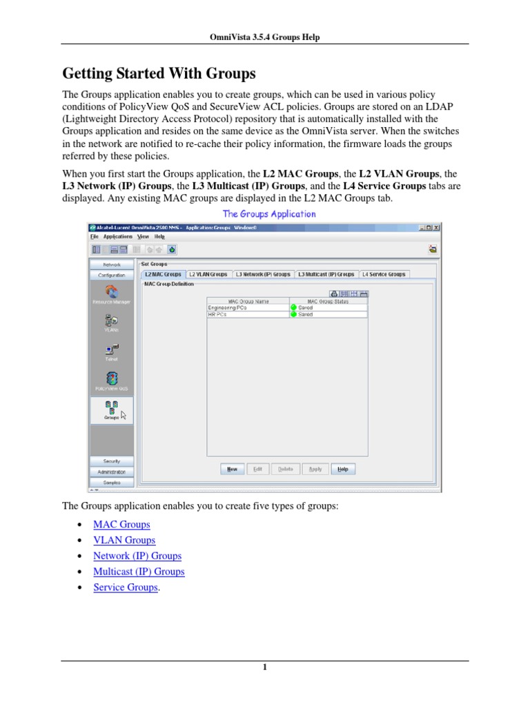 Getting Started With Groups: L3 Network (IP) Groups, The L3 Multicast ...