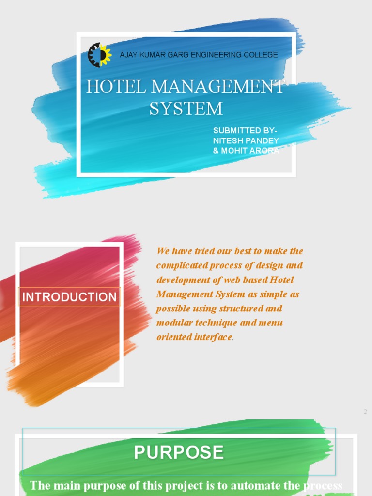 A Comprehensive Hotel Management System: Automating Day-to-Day ...