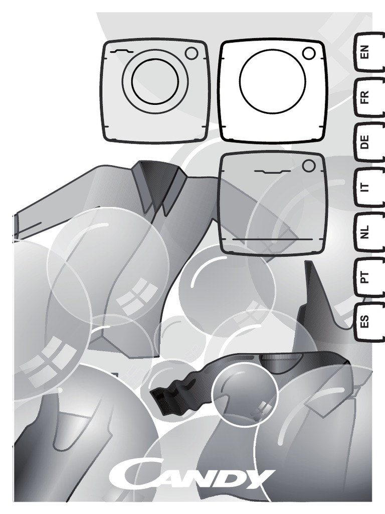 Candy CS C8LF-S Washing Machine | PDF | Clothes Dryer | Smartphone