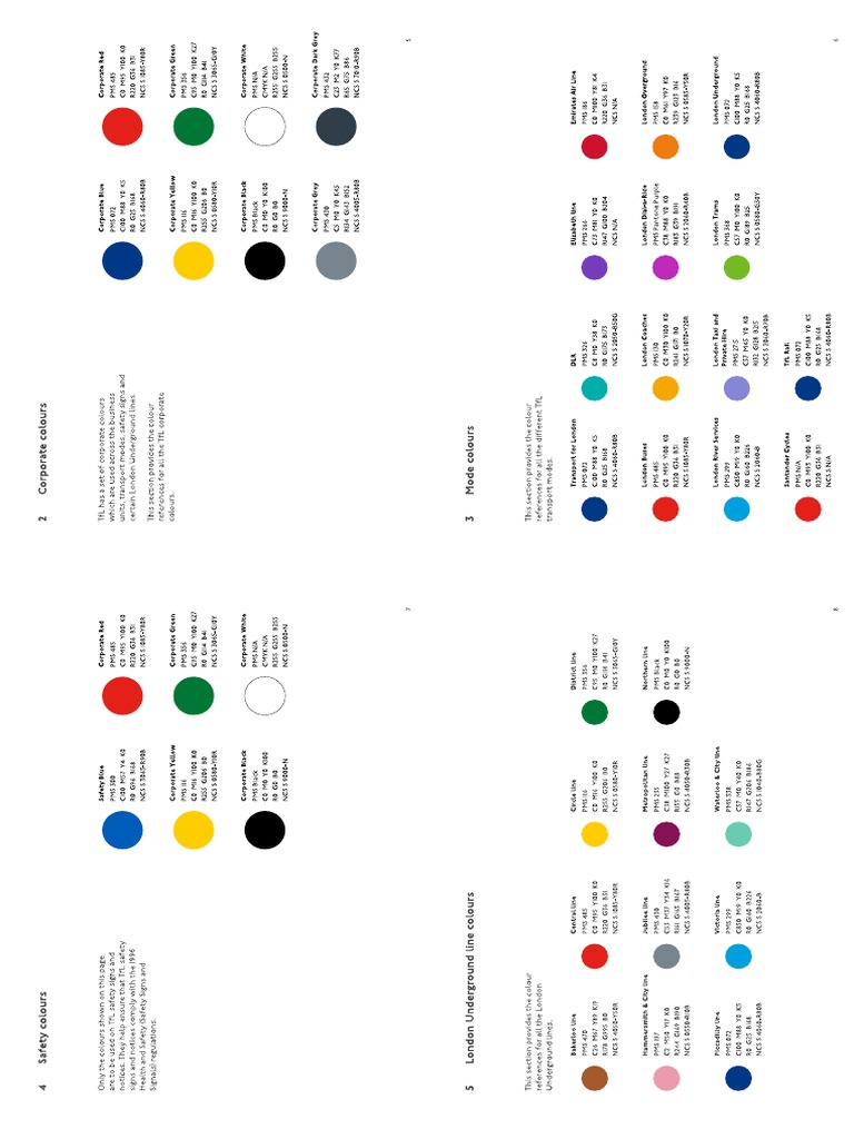 TFL Colour Standard TFL Colour Standard Issue 06 | PDF