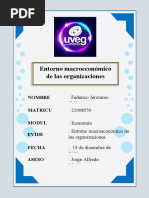 Caso Entorno Macroecon Mico de Las Organizaciones | PDF | México | Empresas