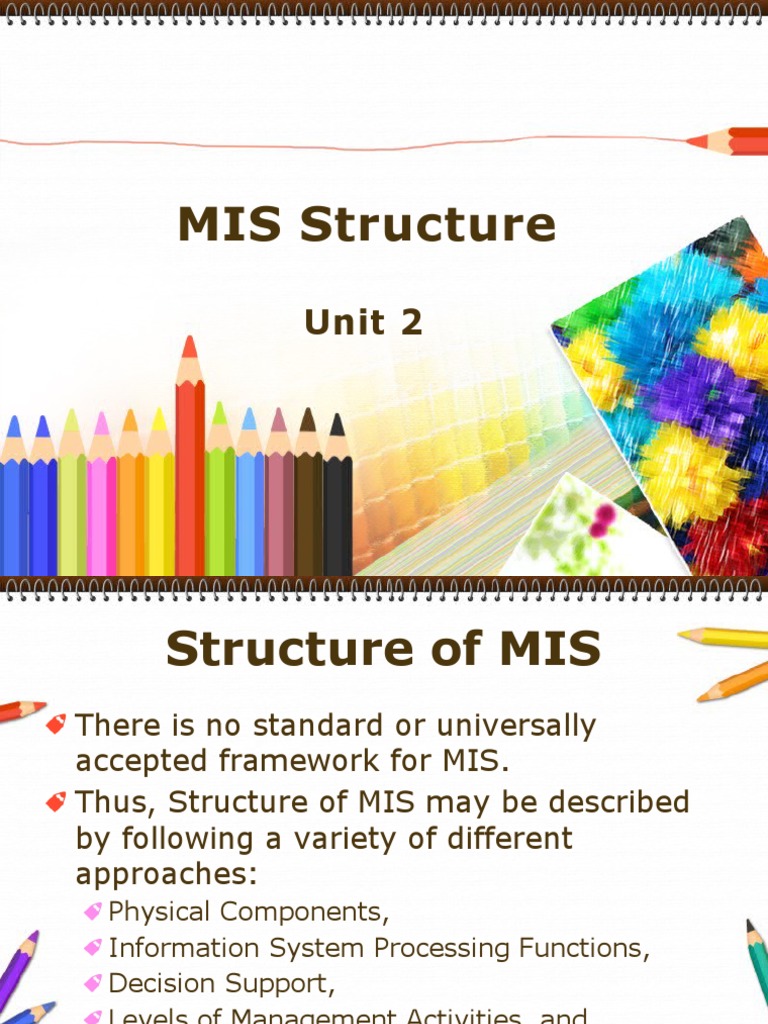 MIS Structure | Download Free PDF | Input/Output | Information System