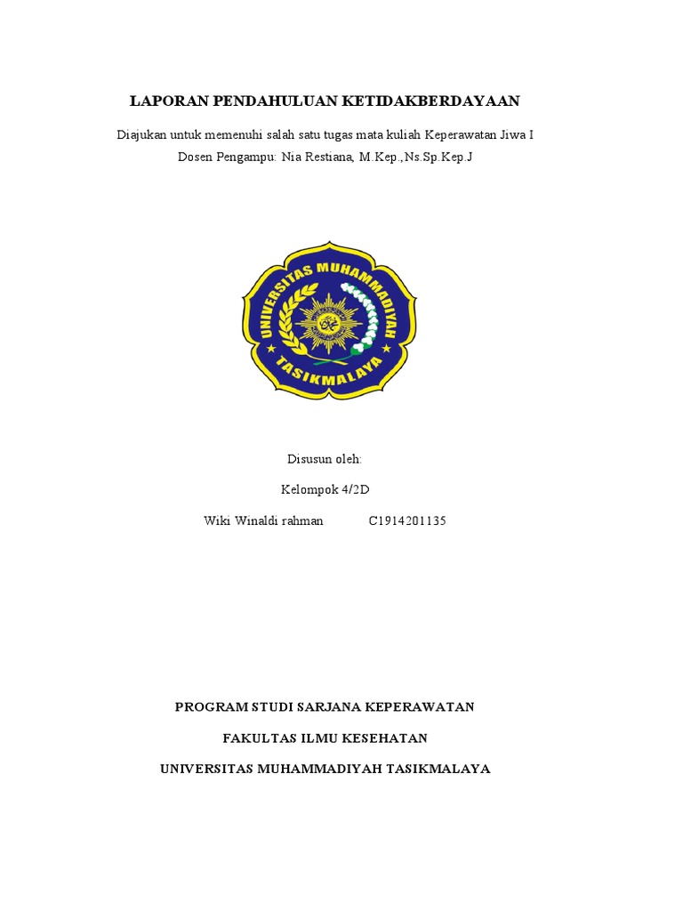 LP Ketidakberdayaan | PDF