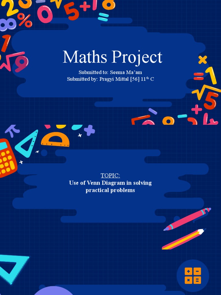 Maths Project On Venn Diagram | PDF | Cognitive Science | Competence ...