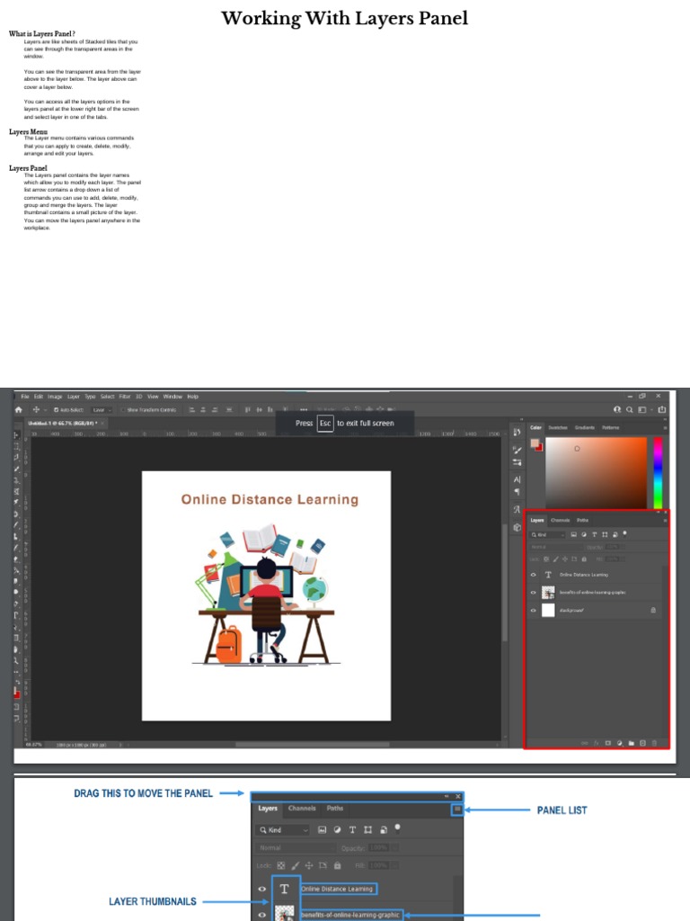 Layers Panel Guide & Features | PDF