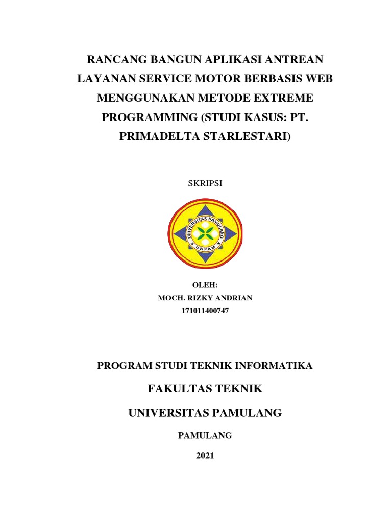 Skripsi Moch. Rizky Andrian | PDF