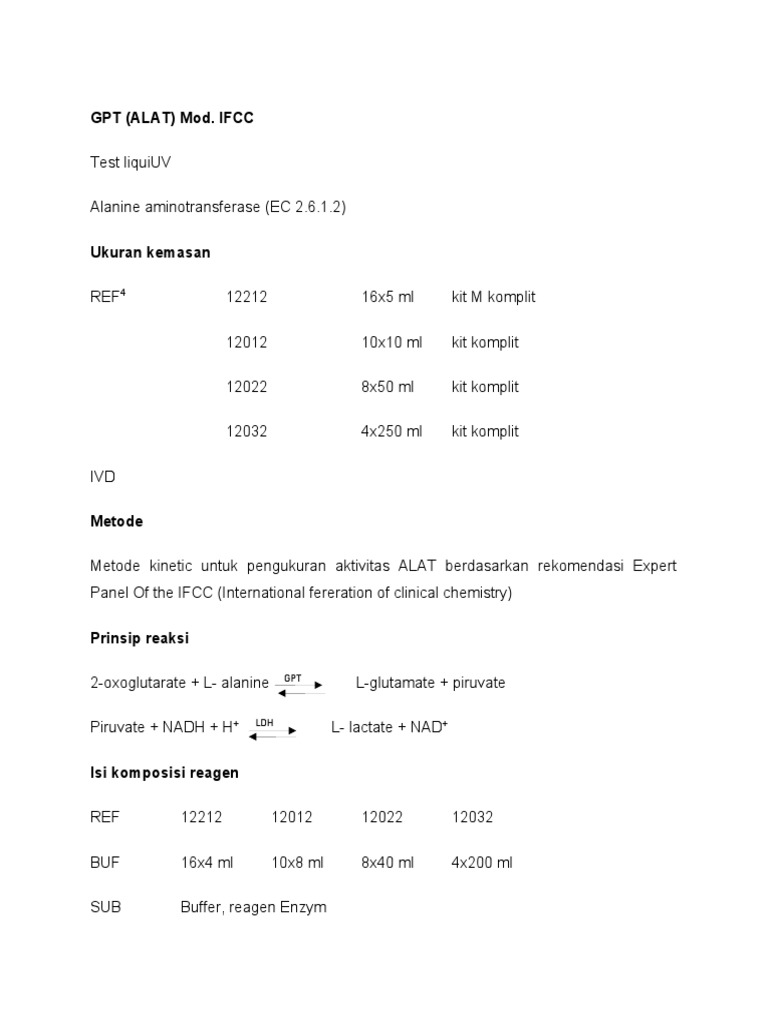 GPT (Alat) Mod. Ifcc | PDF
