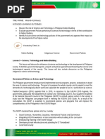 Major Development Programs and Personalities in Science and ...