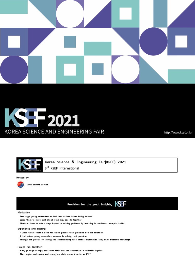 (KSEF 2021) Guideline | PDF | Engineering | Science