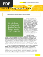Brown's Grammatical Morphemes Chart | PDF