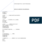 A1 German Sample Question Paper English | PDF
