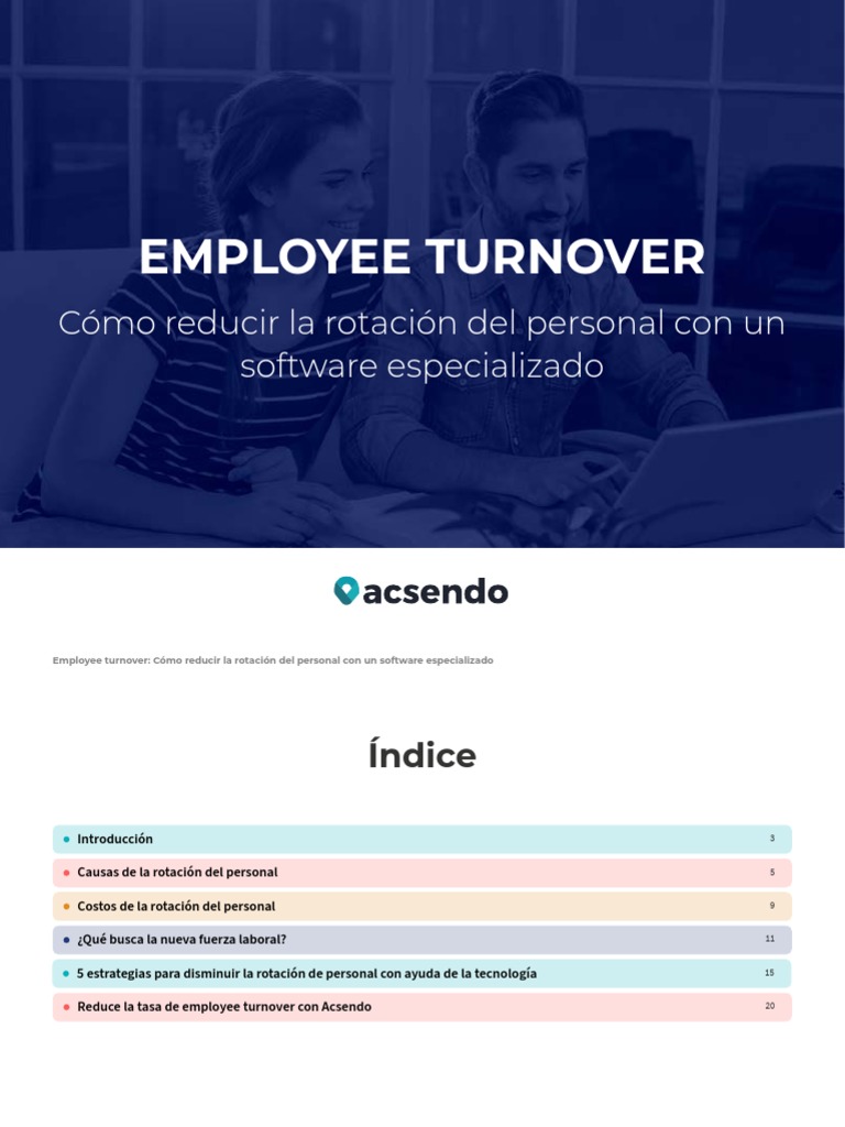 Guía para Reducir El Employee Turnover | PDF | Software | Business