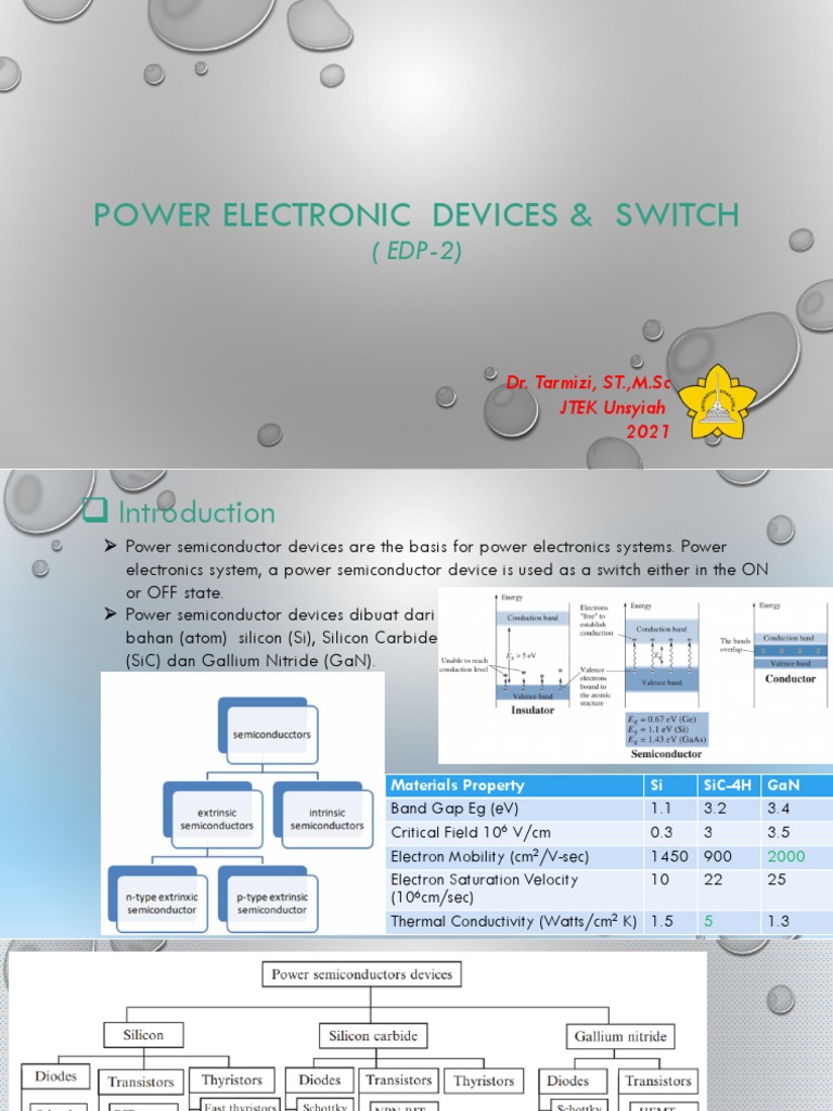Elektronika Daya Dan Penerapannya | PDF | Mosfet | Field Effect Transistor