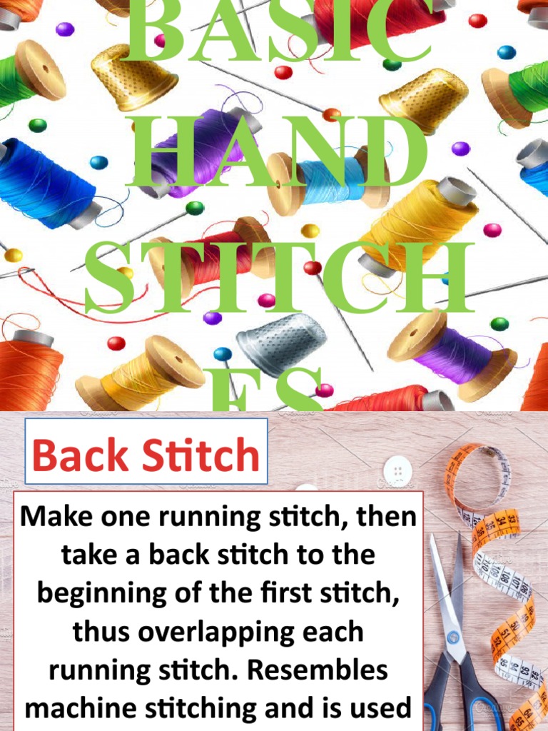 Essential Hand Stitches Guide | PDF | Lifestyle