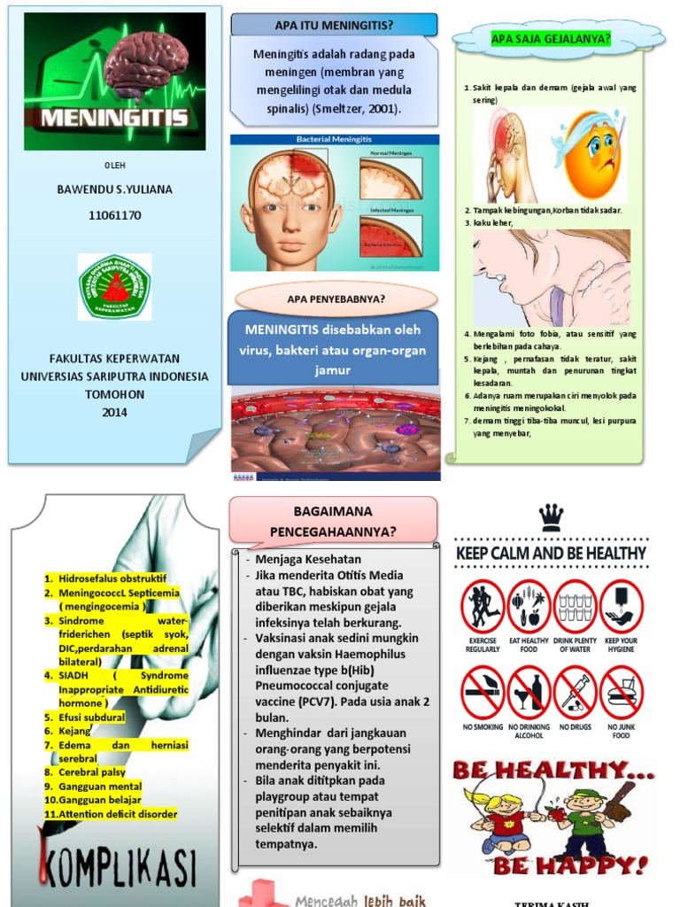 Leaflet Meningitis | PDF