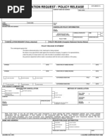 Accord 35 - Lost Policy Release (LPR) Form - Policy Cancellation ...