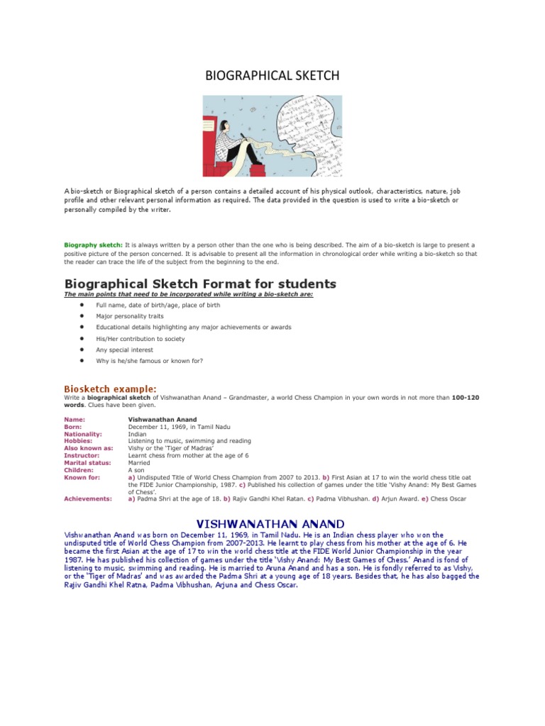 Biographical Sketch Format For Students | PDF | Chess | Traditional ...