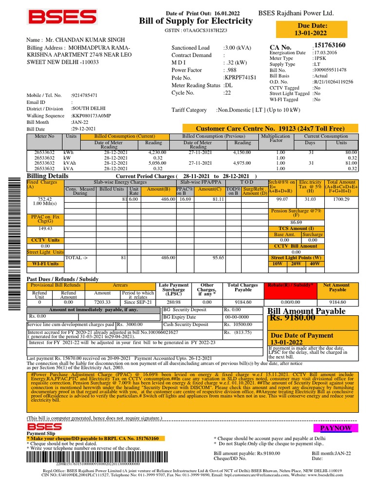 Chandan Kumar Singh | PDF | Cheque | Payments