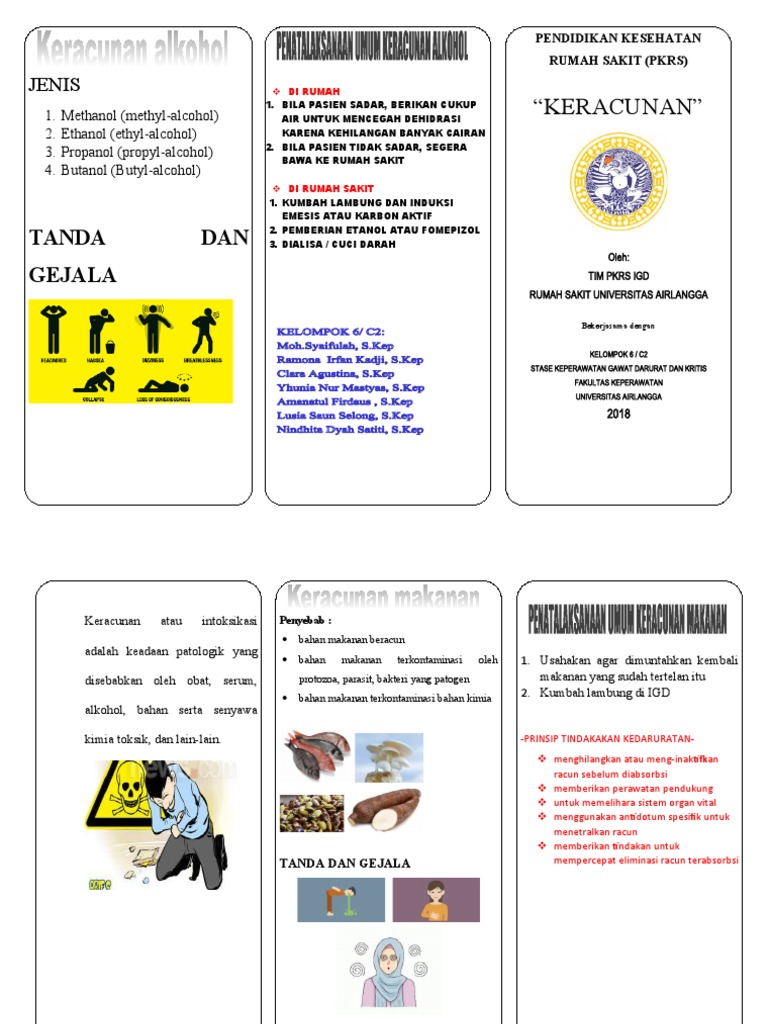 Leaflet Keracunan 1 | PDF