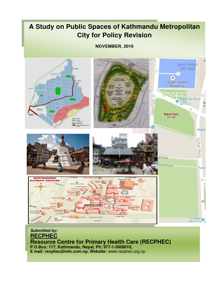 Study Report Public Space Policy Review | PDF | Survey Methodology ...
