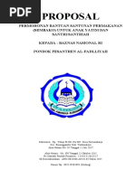 5 Contoh Proposal Pengajuan Dana | PDF