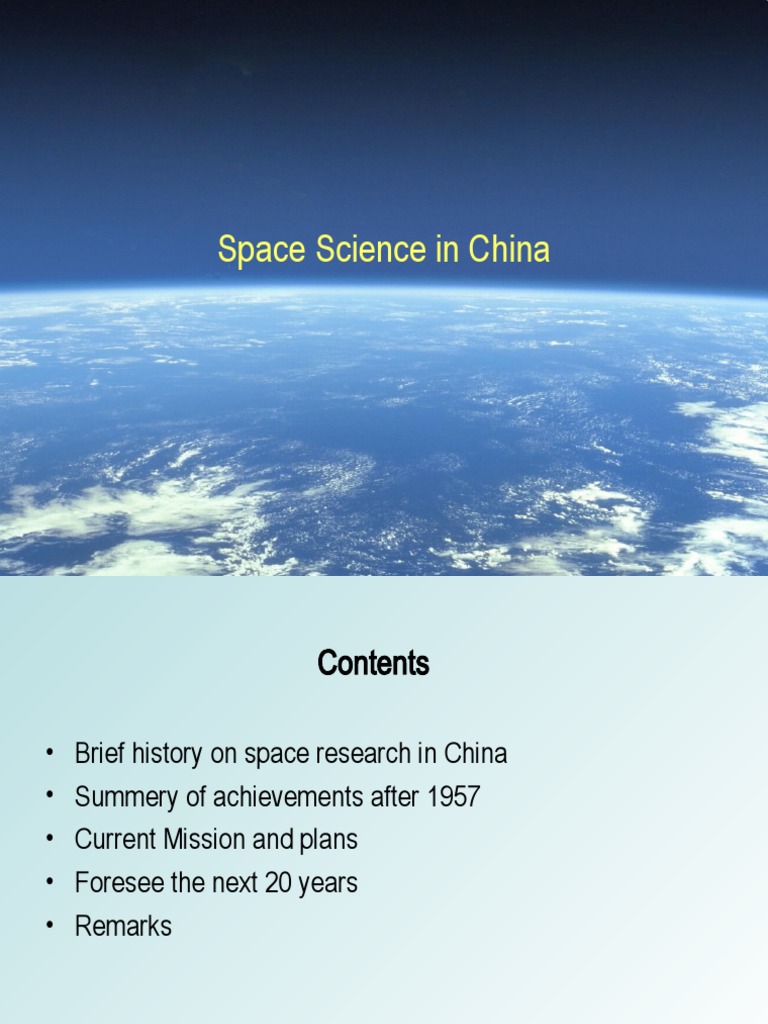 Space Science in China | PDF | Astrophysics | Astronomy