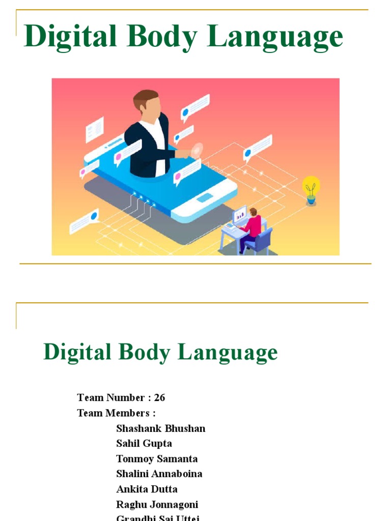 Digital Body Language | PDF | Body Language | Communication