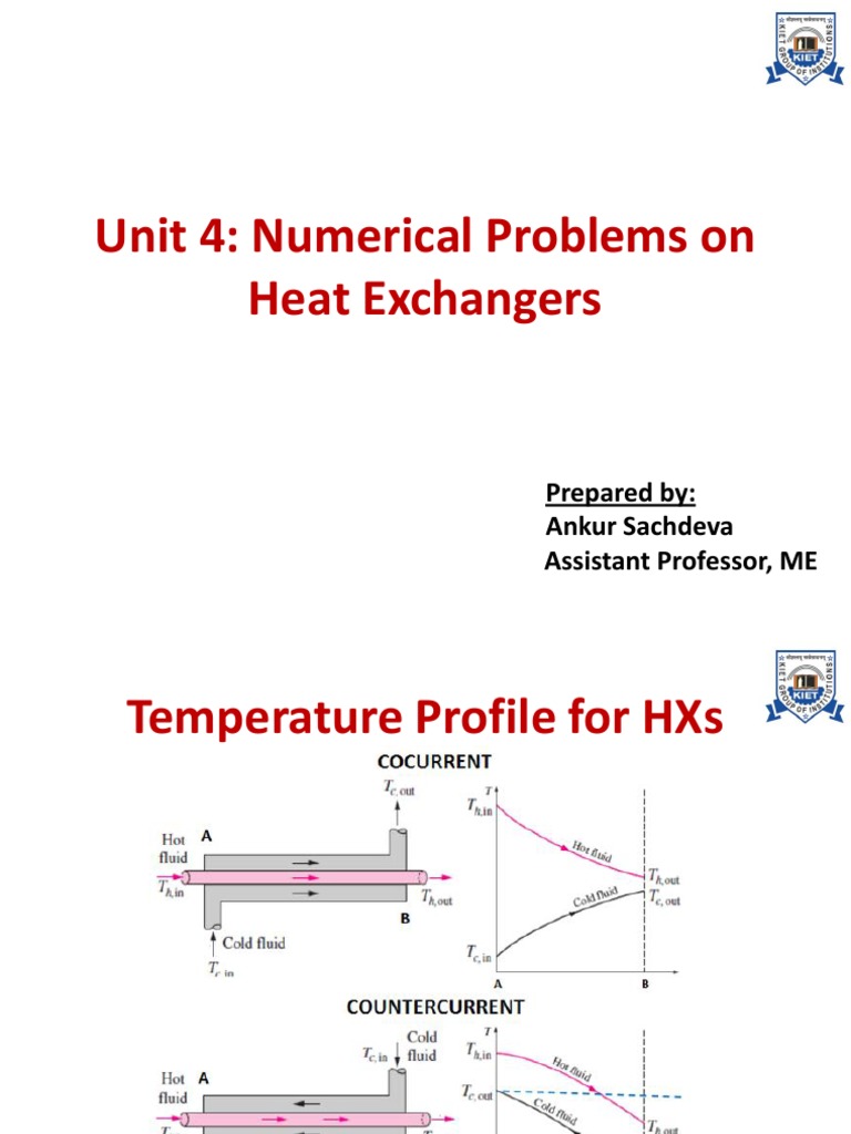 Numerical Problems On HXs (LMTD Method) | PDF | Heat Exchanger | Heat Transfer