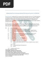 CCNP ENARSI v8 Chapter & Final Exam Design Documents | PDF