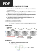 Ultrasonic Testing Formulas | PDF