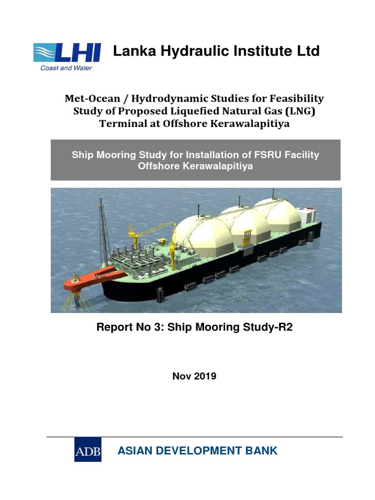 Ship Mooring Study for LNG Terminal | PDF | Ships | Liquefied Natural Gas