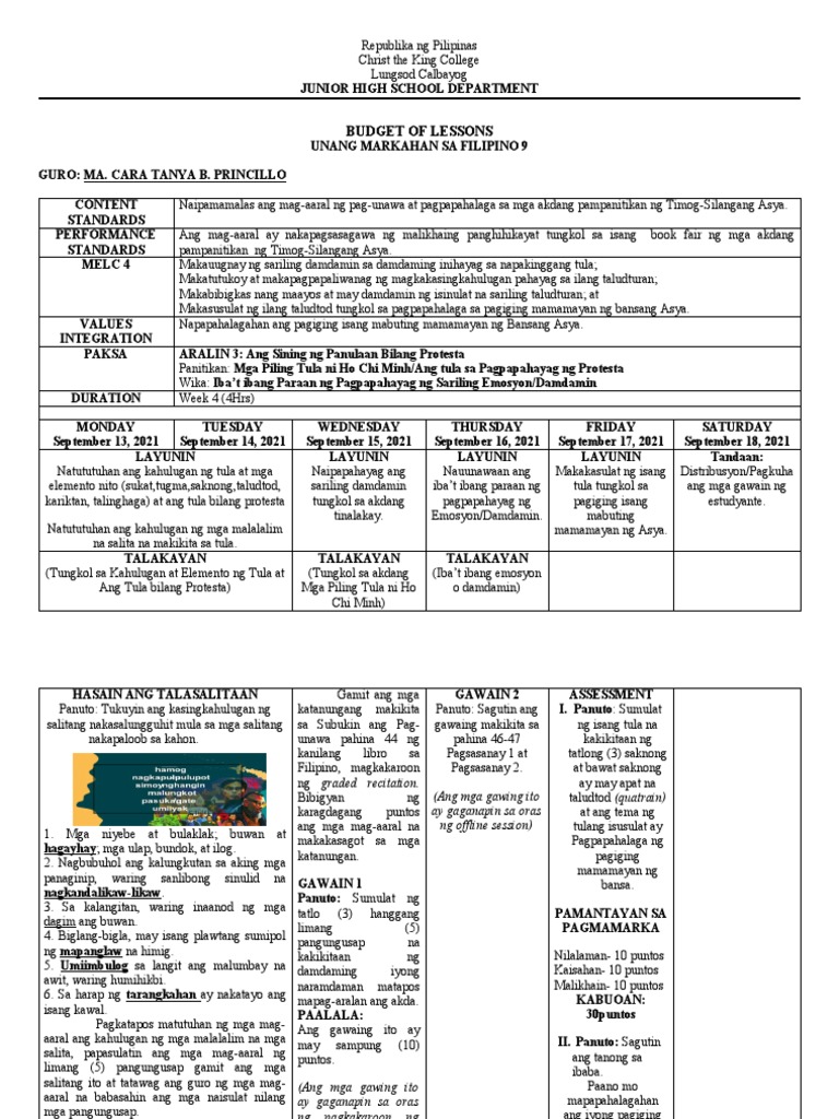 Bol Week 4 | PDF