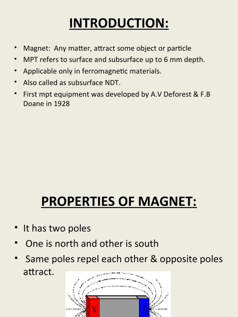 Magnetic Particle Testing: A Comprehensive Guide to the Principles and ...