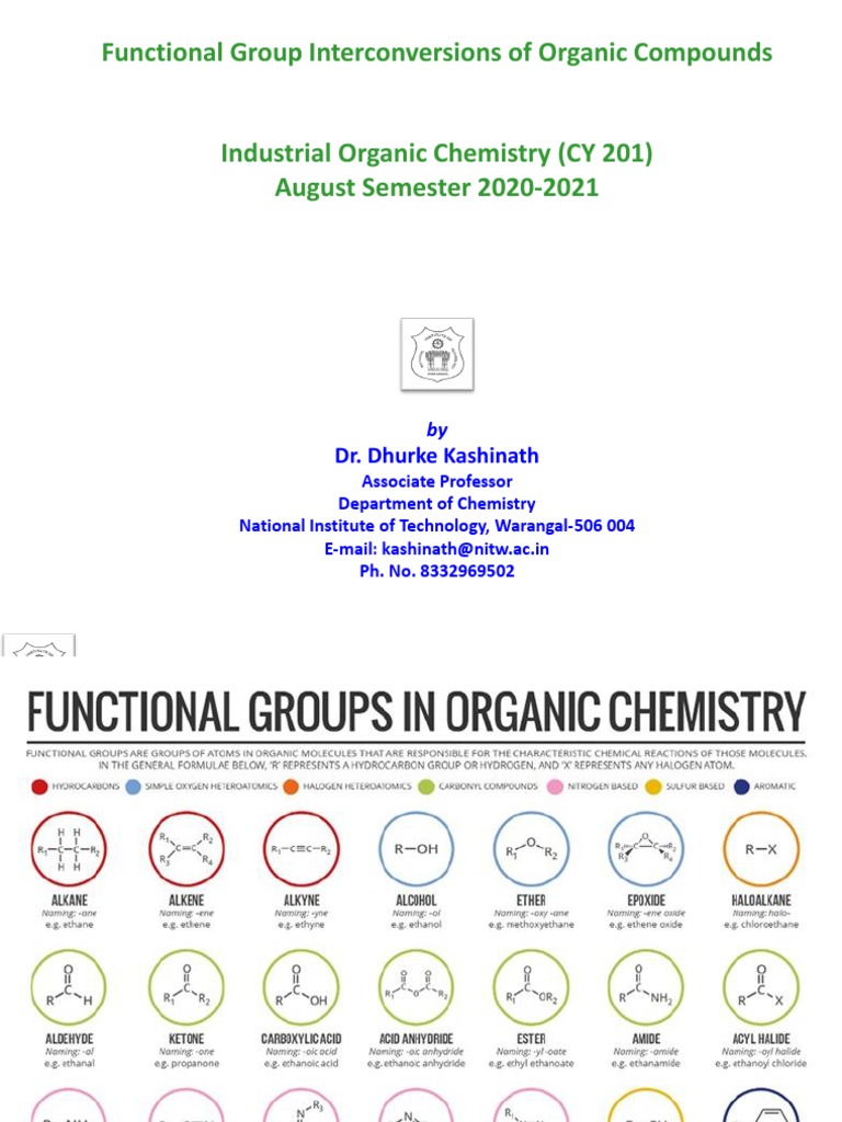 IOC Lecture 7-8 Functional Group Interconversions-DK | PDF | Alkene ...