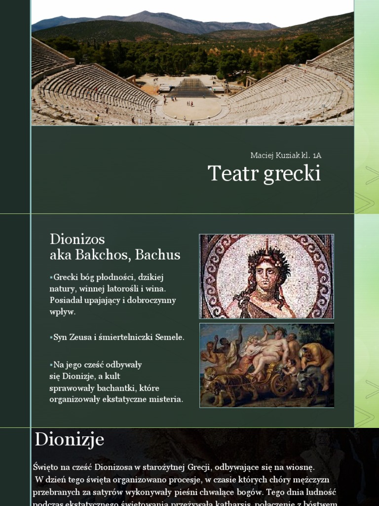 Teatr Grecki - Prezentacja | PDF